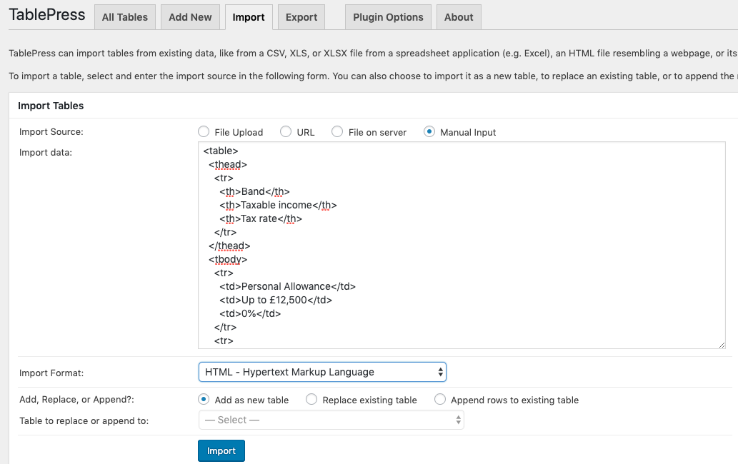Create An Accessible Table From An Existing Html Page Tasks And Guides